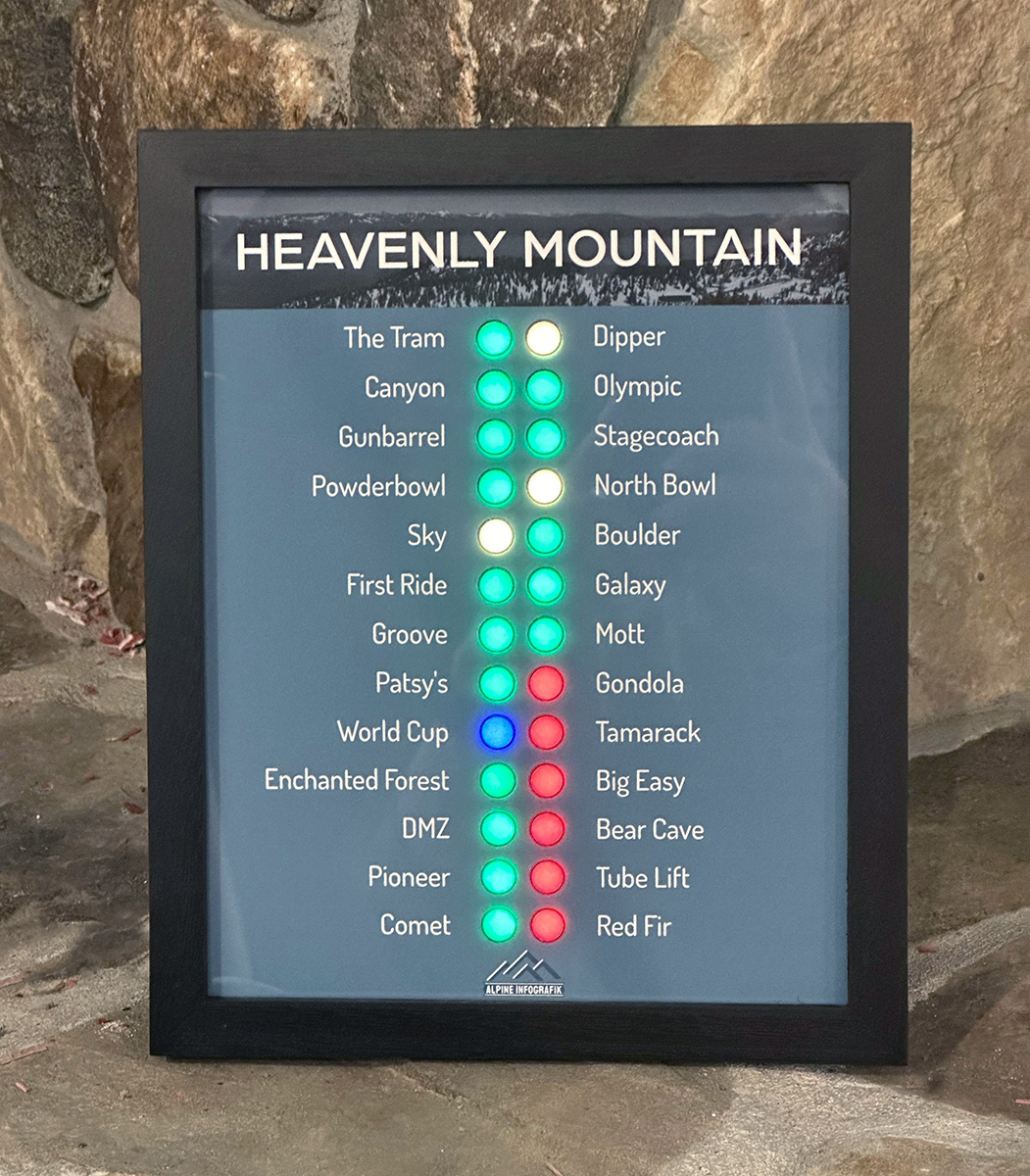 Original Alpine InfoGrafik Ski Sign – Alpine InfoGrafik Ski Signs